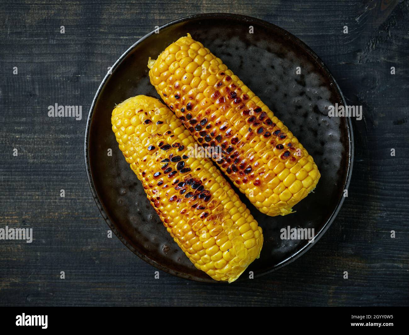 Barbeque corn plate hi-res stock photography and images - Alamy