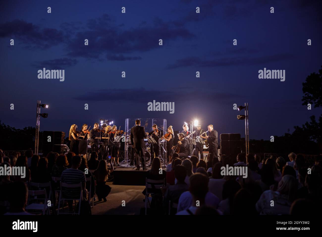 Orchestral ensemble hi-res stock photography and images - Alamy