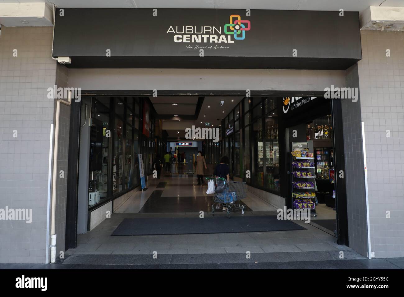 Auburn Central, shopping mall in Auburn, Sydney, NSW, Australia Stock ...