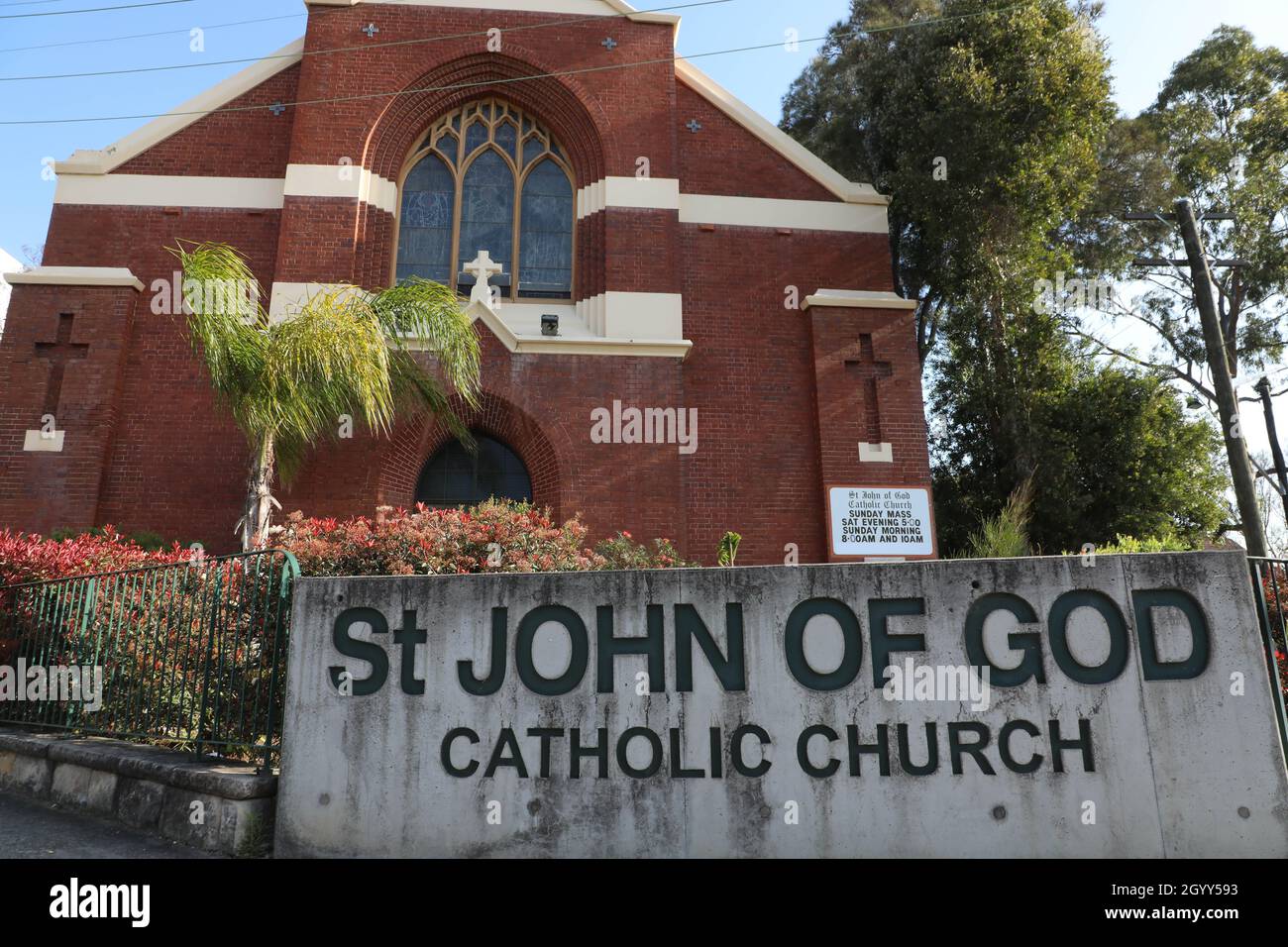 St John of God Catholic Church, 2 Alice Street, Auburn NSW 2144 Stock ...