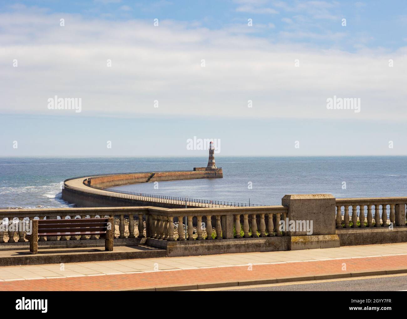 Sunderland harbour roker pier hi-res stock photography and images - Alamy