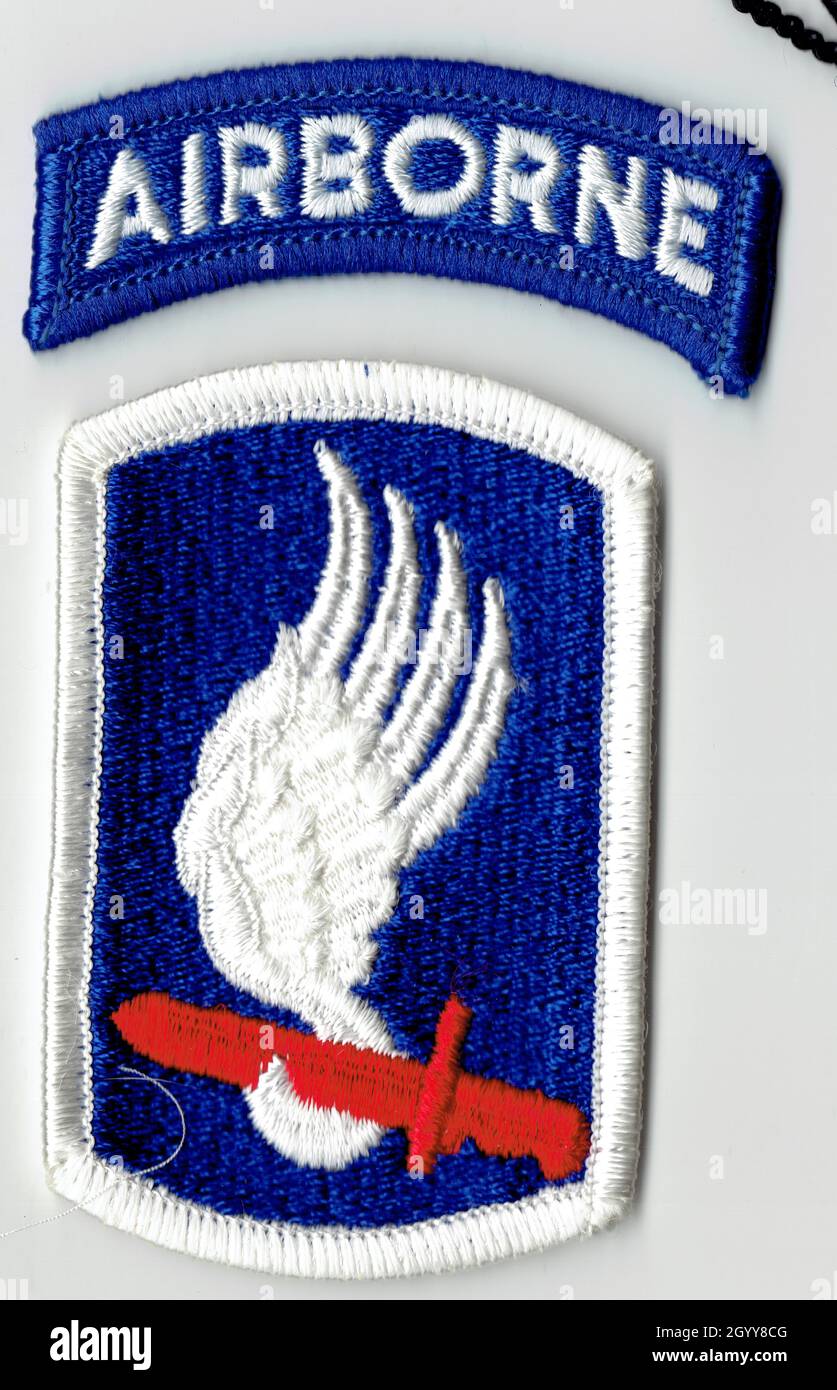 173rd airborne brigade patch 1965 - 1971 Stock Photo - Alamy