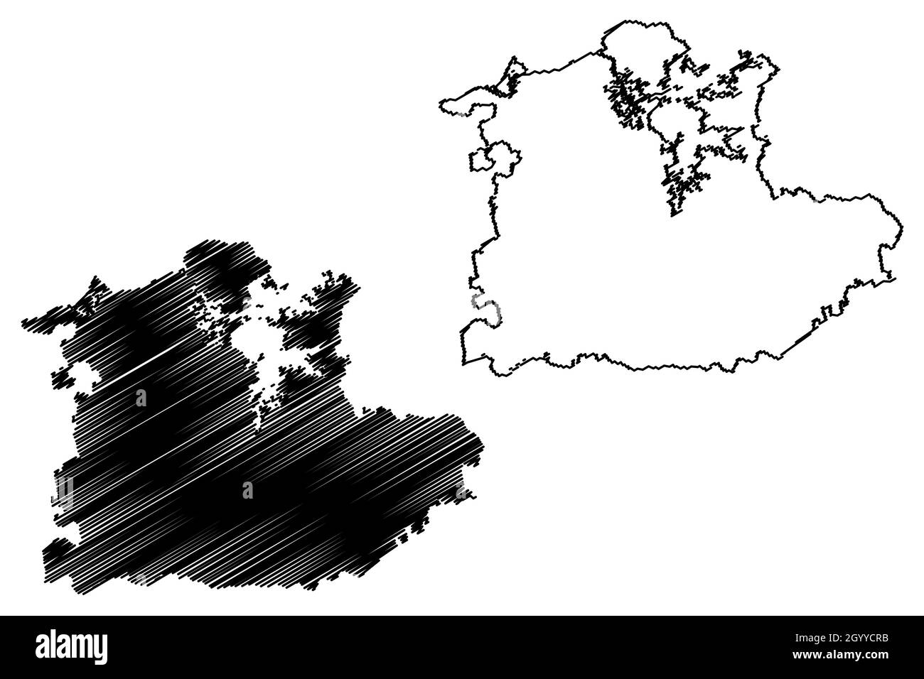 Khandwa district (Madhya Pradesh State, Indore division, Republic of ...