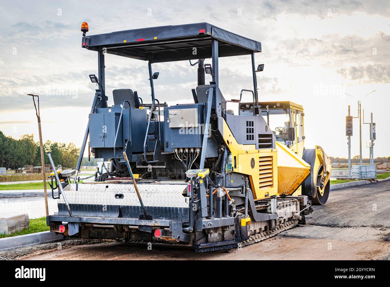 Heavy Road Construction Building Equipment High Resolution Stock ...