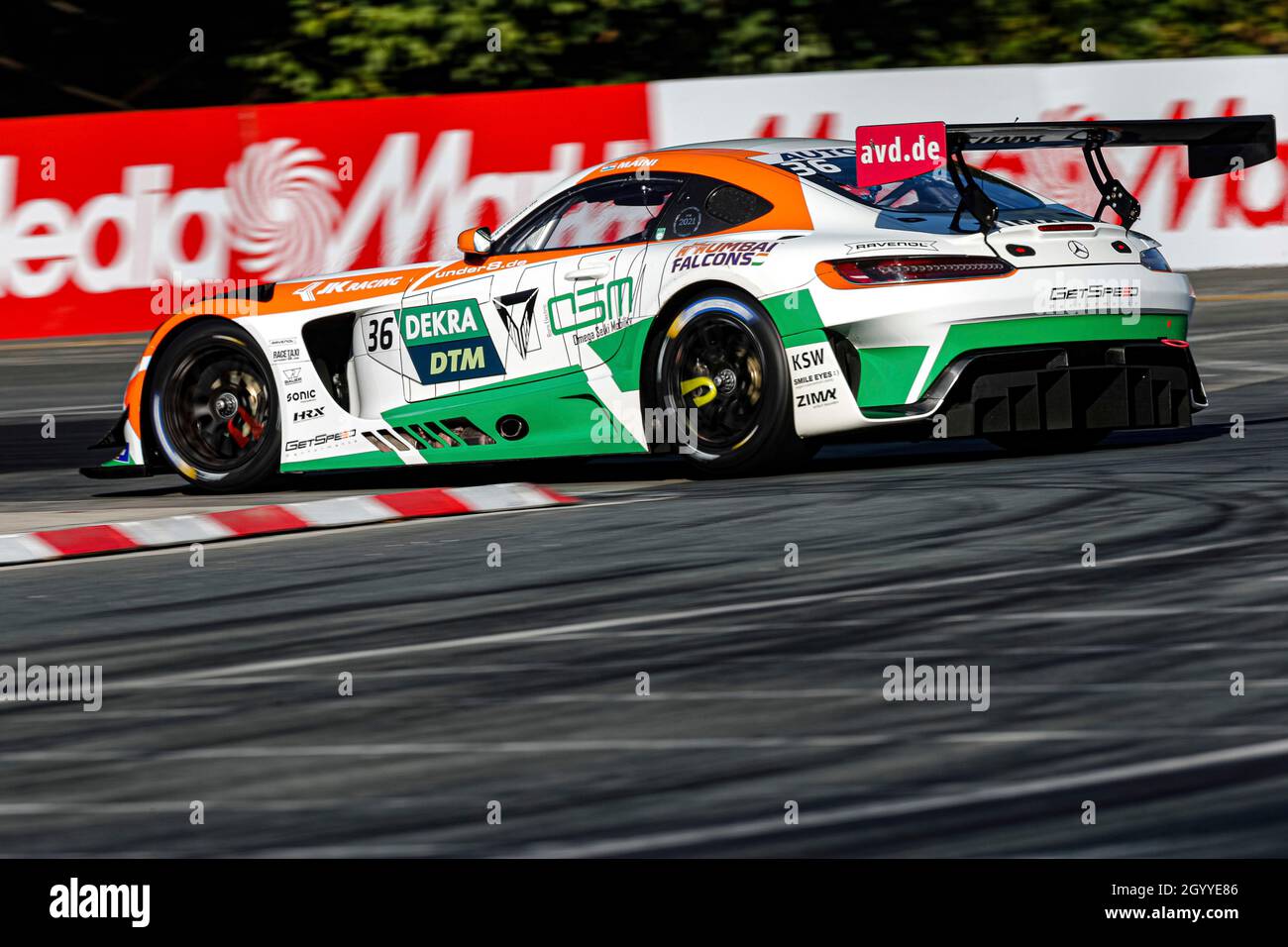 Norisring: DTM Norisring 2021, (Photo by Hoch Zwei) 36 Arjun Maini (IND) Mercedes AMG GT3 ...