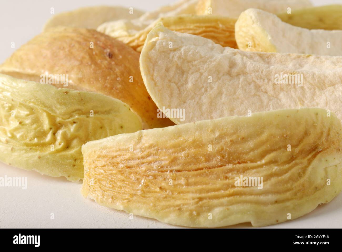 dried apple slices close up Stock Photo - Alamy