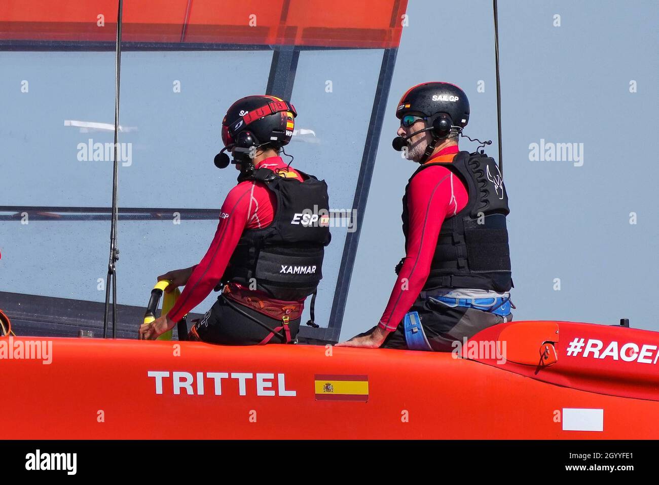 His Majesty King Felipe VI with Spain SailGP Team co-helmed by Florian ...