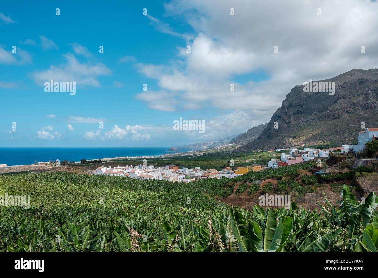 Tenerife North Landscape, Los Silos Stock Photo - Alamy