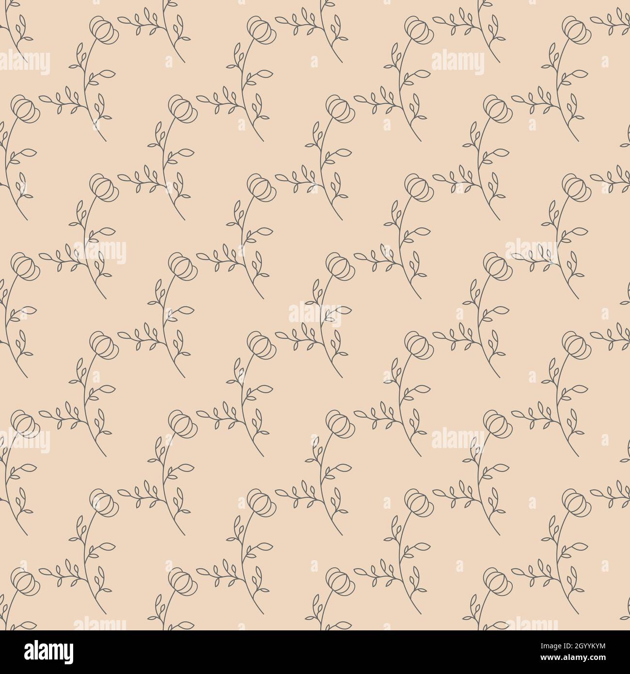 Floral seamless pattern for textures, textiles and simple backgrounds ...
