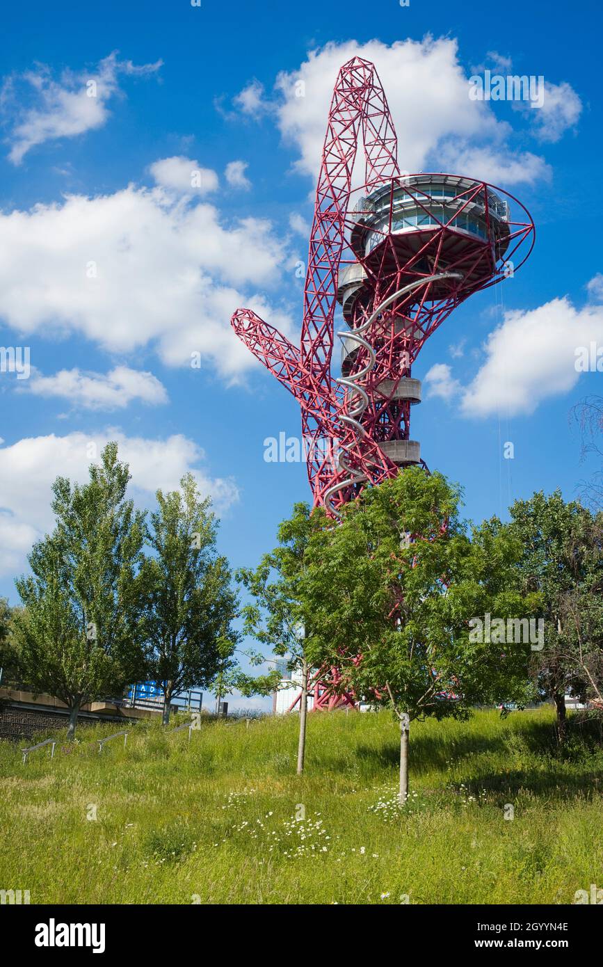 The ArcelorMittal Orbit is a 114.5-metre-high sculpture and observation ...
