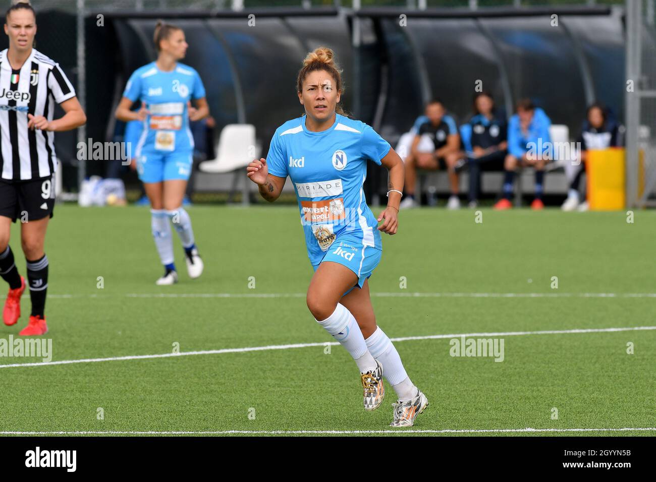 Sara Gonzalez of SSD Napoli women in action during the 2021/2022 Women ...