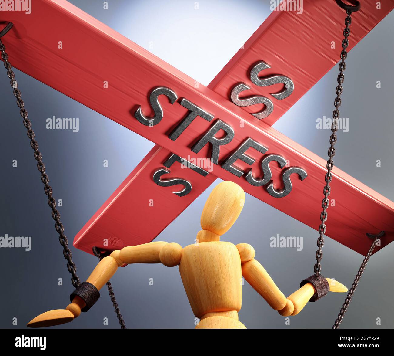 Stress control, power, authority and manipulation symbolized by control ...