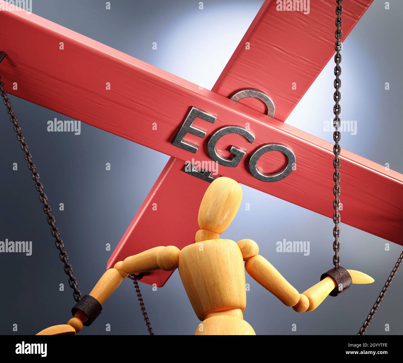 Ego control, power, authority and manipulation symbolized by control ...