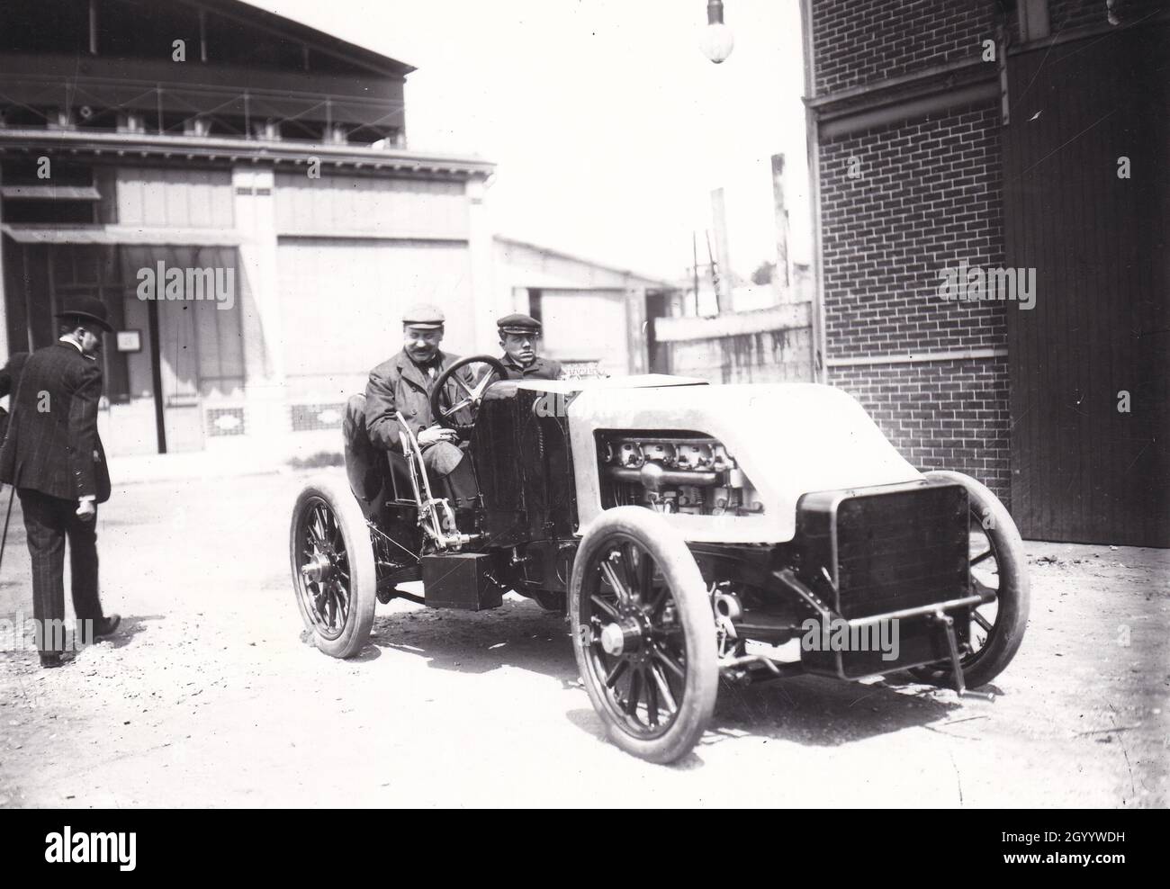 Vintage 1900s - 1920s motor racing / rallying Stock Photo - Alamy