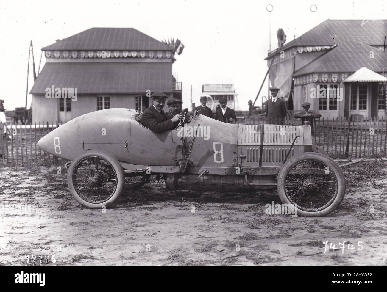 Vintage 1900s - 1920s motor racing / rallying Stock Photo - Alamy