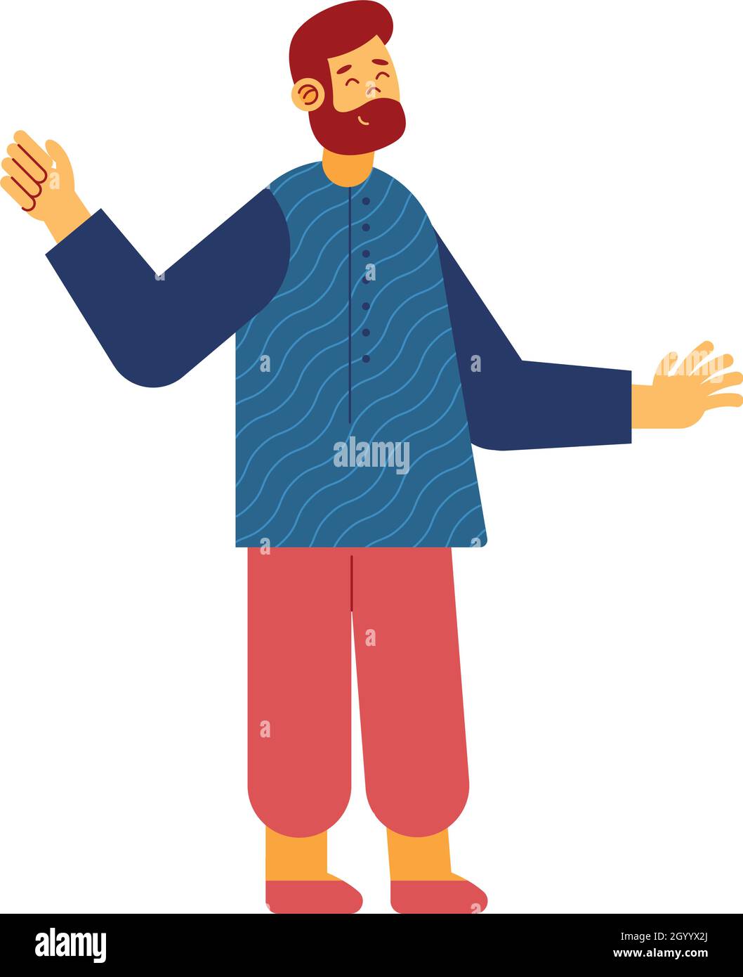 Hindu adult man character Cut Out Stock Images & Pictures - Alamy