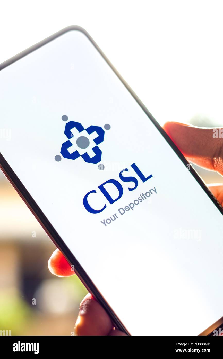 West Bangal, India - October 09, 2021 : Central Depository Services ...