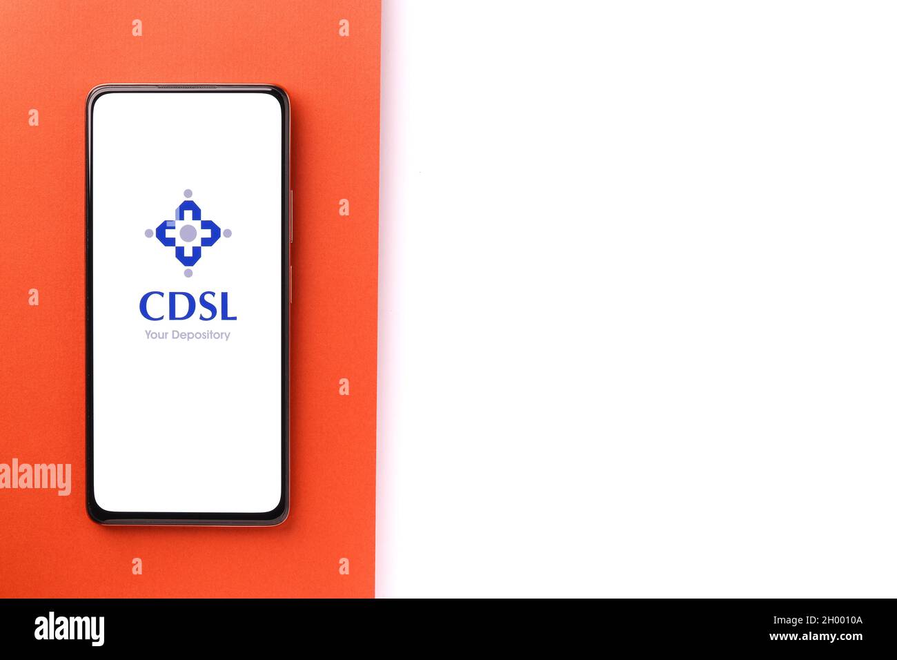 West Bangal, India - October 09, 2021 : Central Depository Services ...