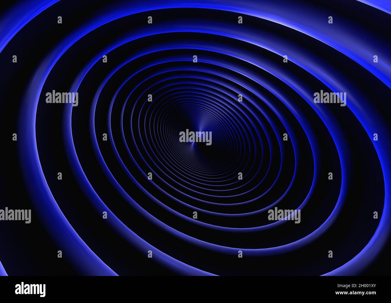 Abstract blue circle swirl background Stock Photo - Alamy