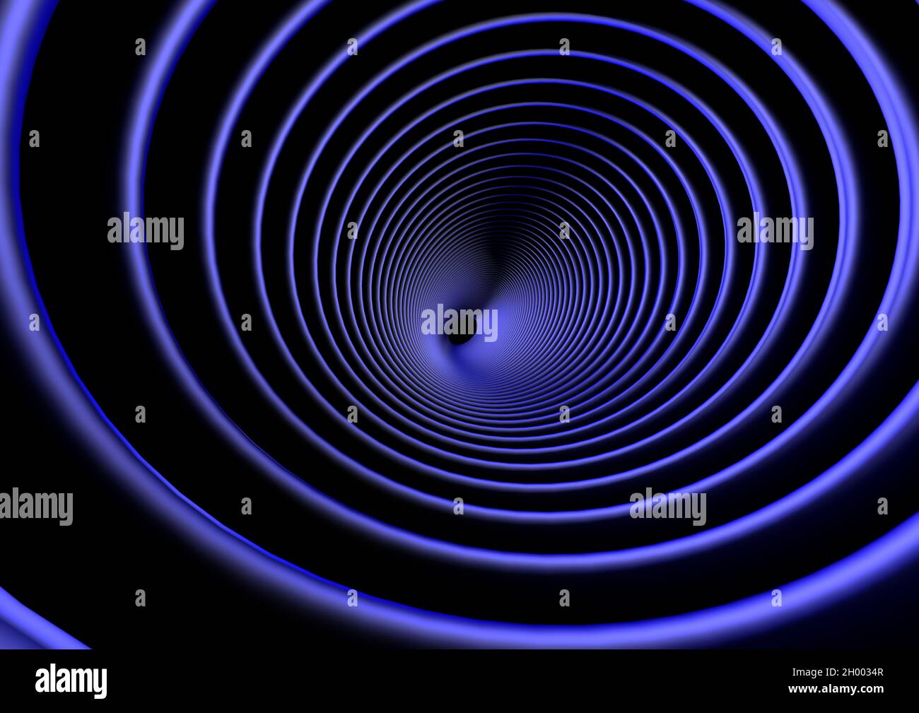 Abstract light background, blue sound waves oscillating with circle ...