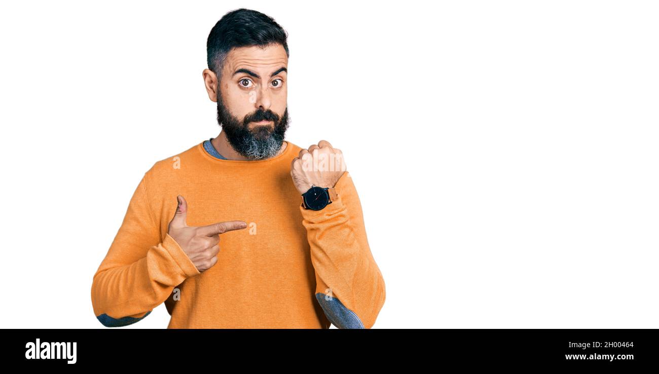 Hispanic man in sweater Cut Out Stock Images & Pictures - Alamy