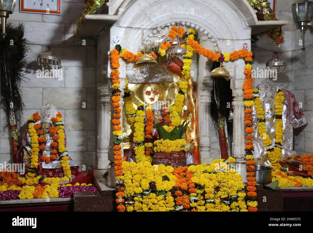 Beawar, Rajasthan, India, October 9, 2021: Idol of Hindu Goddess Durga ...