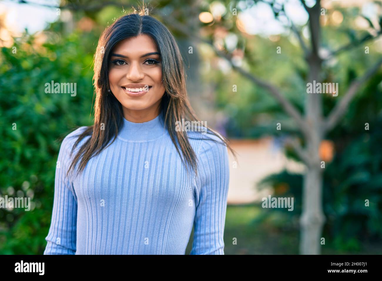 Hispanic trans woman laughing hi-res stock photography and images - Alamy