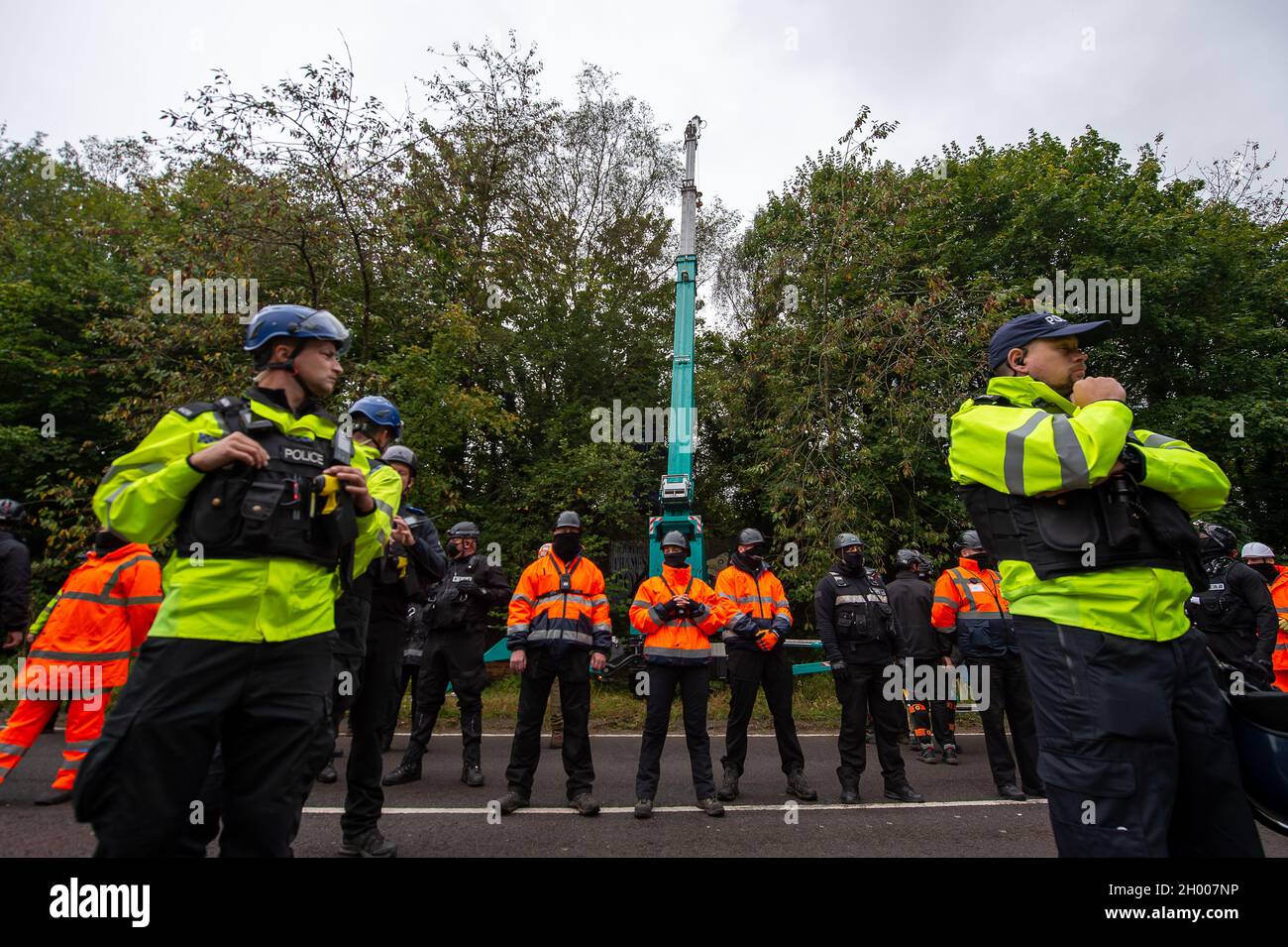 Winch assisted felling hi-res stock photography and images - Alamy