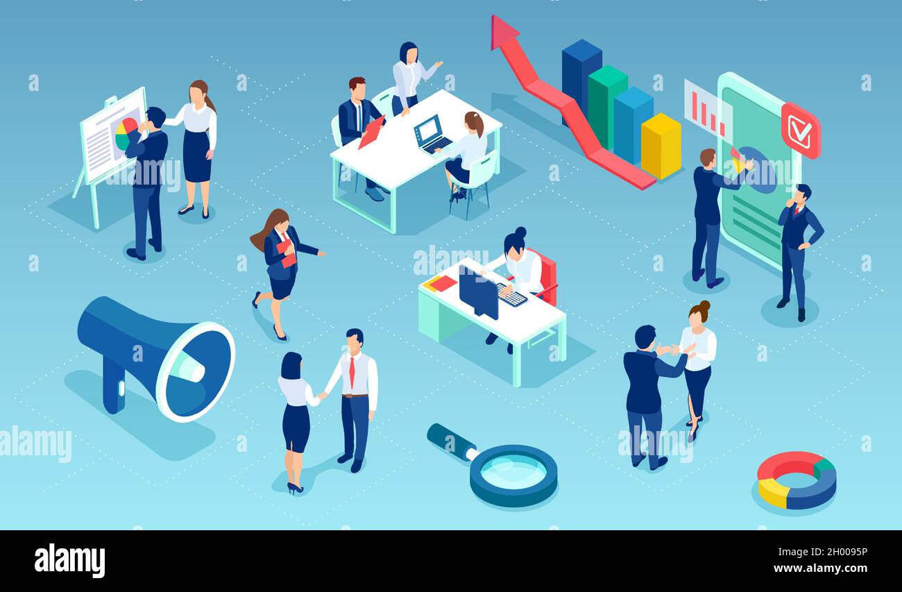 Open space people work man Stock Vector Images - Alamy