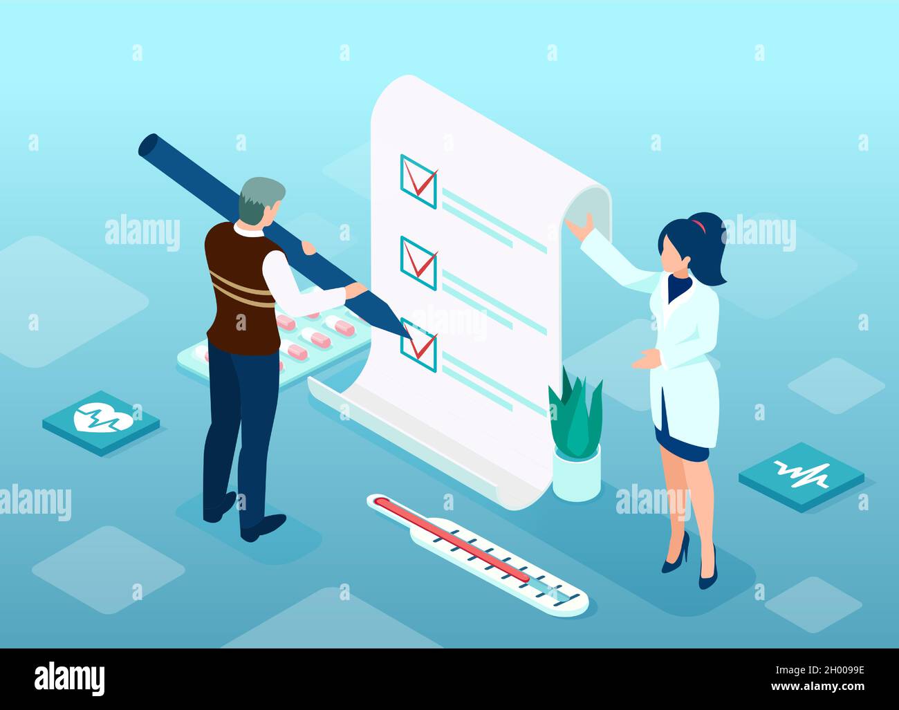 Patient consent form Stock Vector Images - Alamy