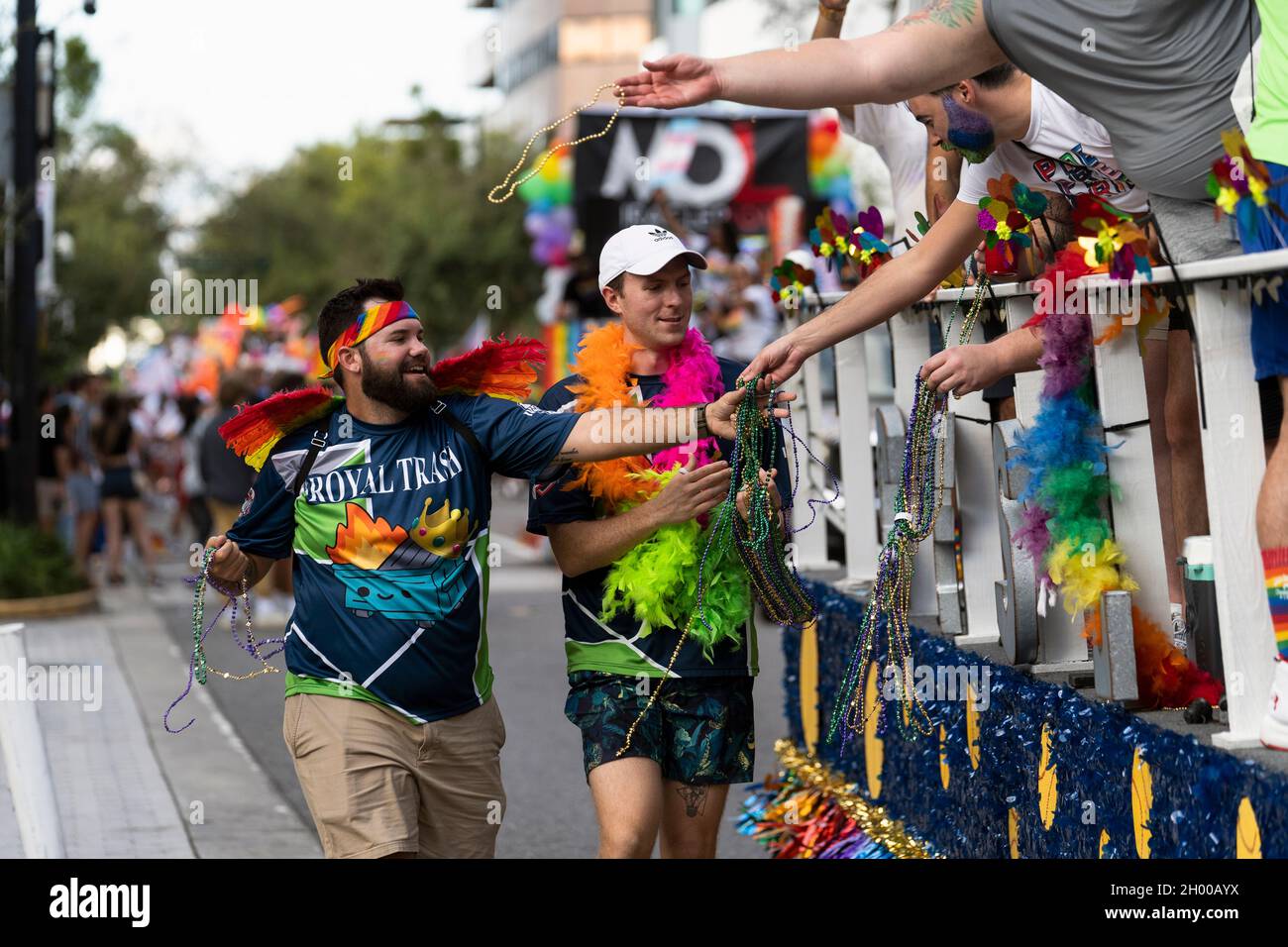 Participants of the Come Out With Pride Festival and Parade in downtown ...