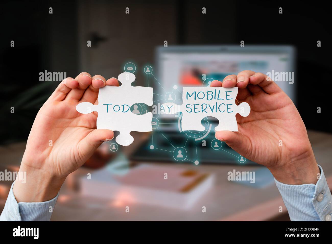 Conceptual Display Mobile Service Business Overview Radio
