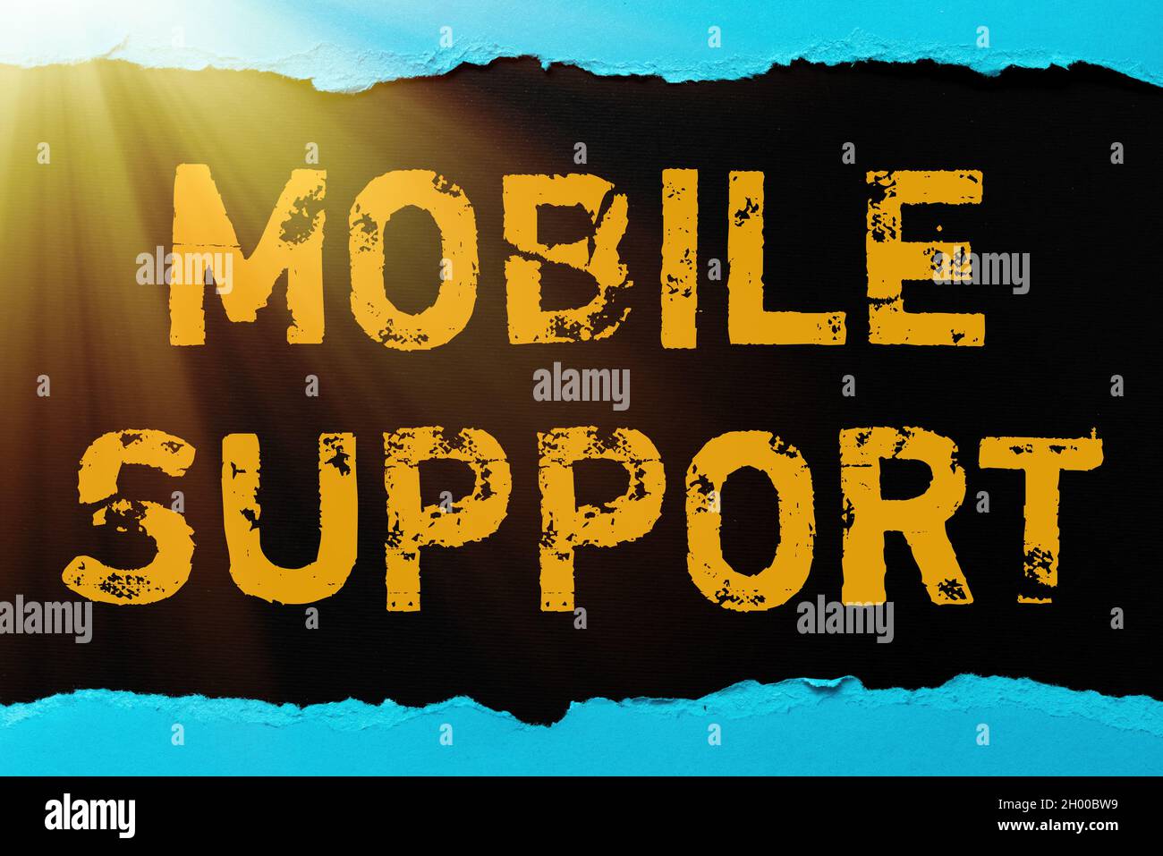 Inspiration showing sign Mobile Support. Internet Concept Provides ...