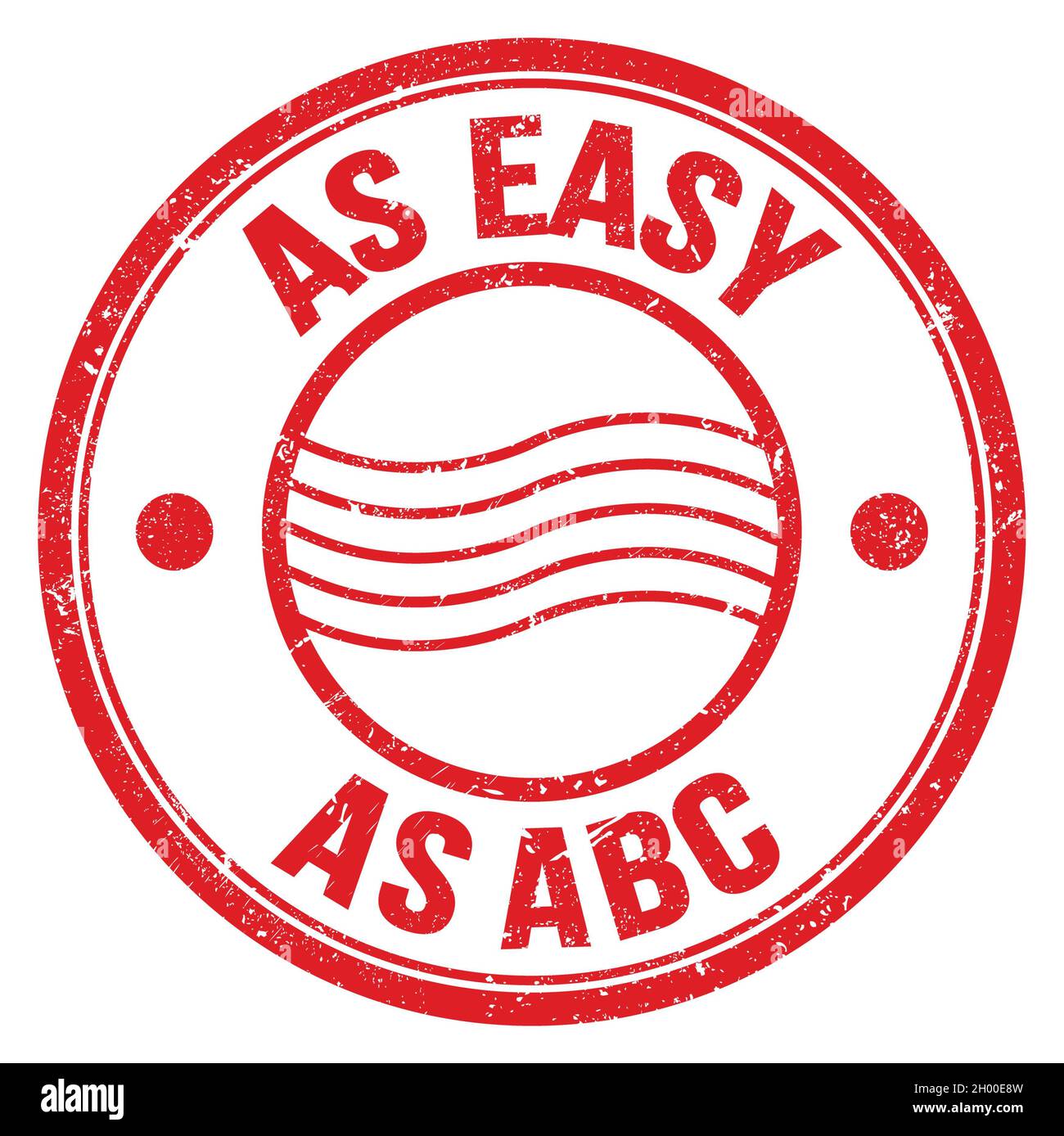 As easy as abc stamp Cut Out Stock Images & Pictures - Alamy