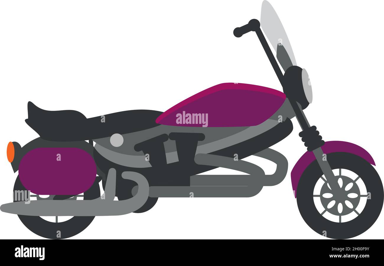 chopper motorcycle transport Stock Vector Image & Art - Alamy