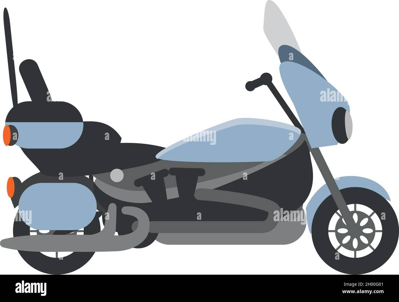 Police motorcycle fast Stock Vector Images - Alamy