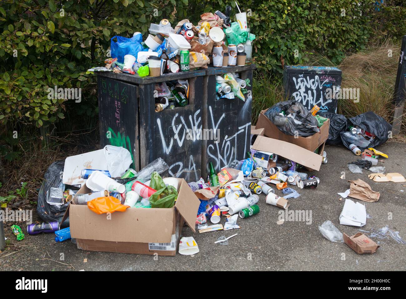 Brighton council bins hi-res stock photography and images - Alamy