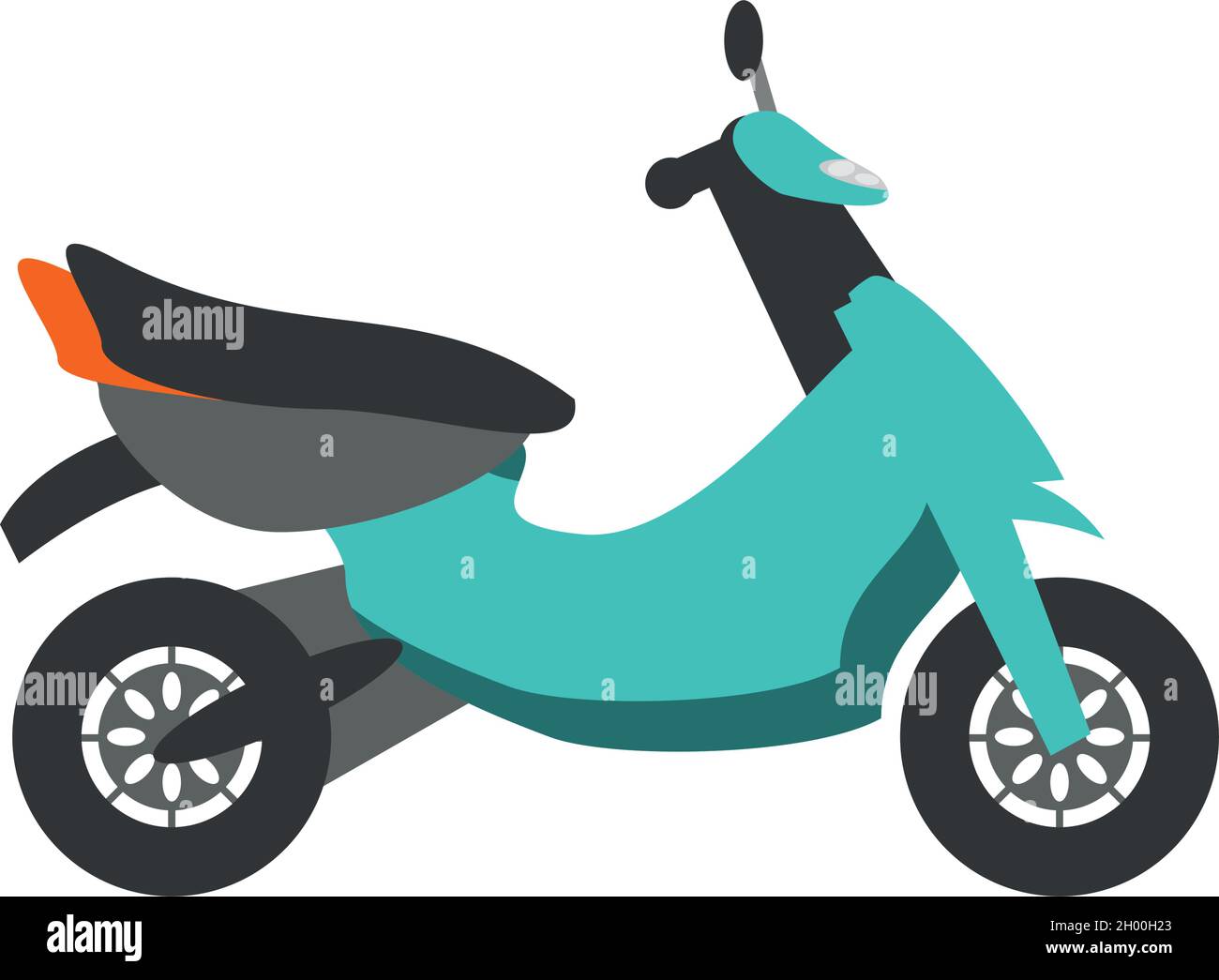 green motorbike icon Stock Vector Image & Art - Alamy