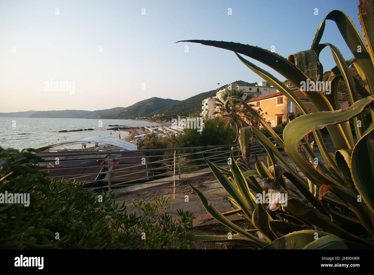 Beach of Acciaroli, National Park of Cilento. Salerno. Italy Stock ...