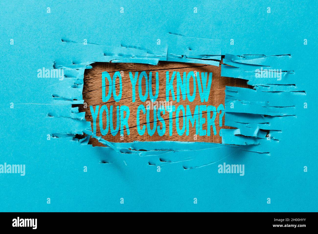 Text sign showing Do You Know Your Customer Question. Word Written on ...