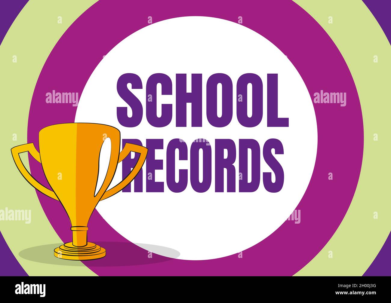 Conceptual display School Records. Conceptual photo Information that is ...