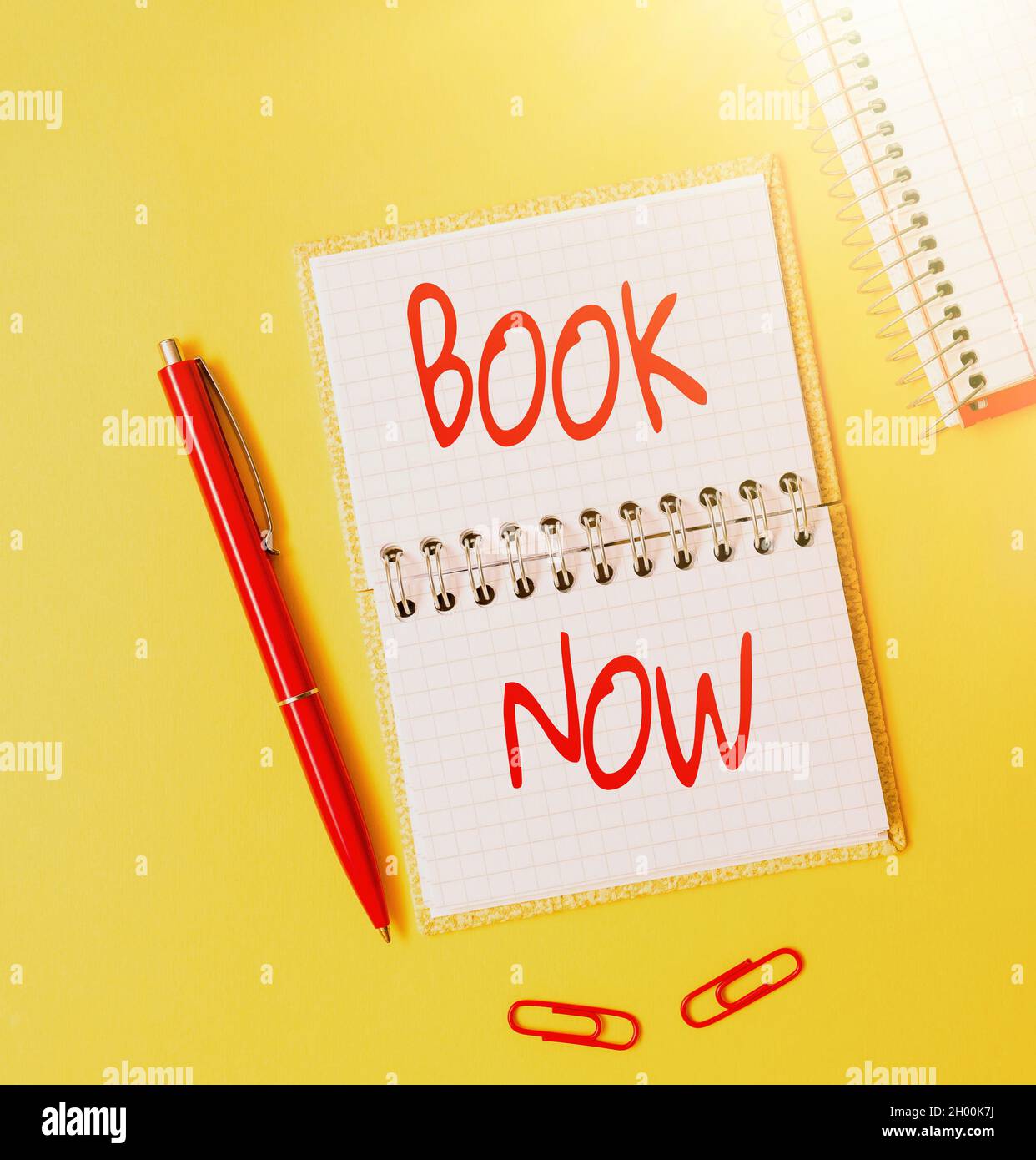 Writing displaying text Book Now. Word Written on guaranteed to have ...