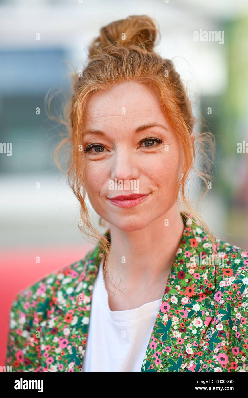Munich, Germany. 10th Oct, 2021. Marleen Lohse, actress, comes to the ...