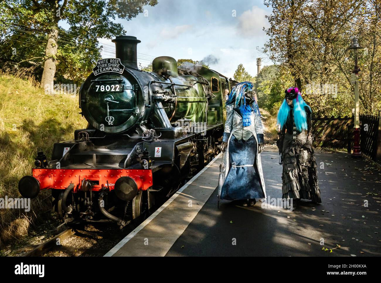Steampunks during the haworth steampunk weekend hi-res stock ...