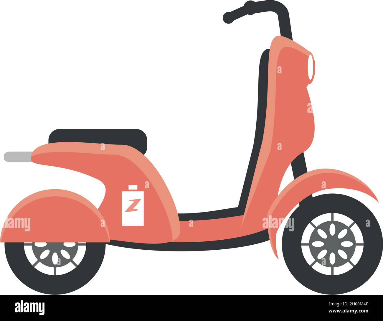 pink electric motorcycle Stock Vector Image & Art - Alamy