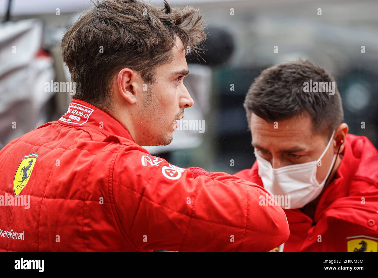 LECLERC Charles (mco), Scuderia Ferrari SF21, portrait during the ...