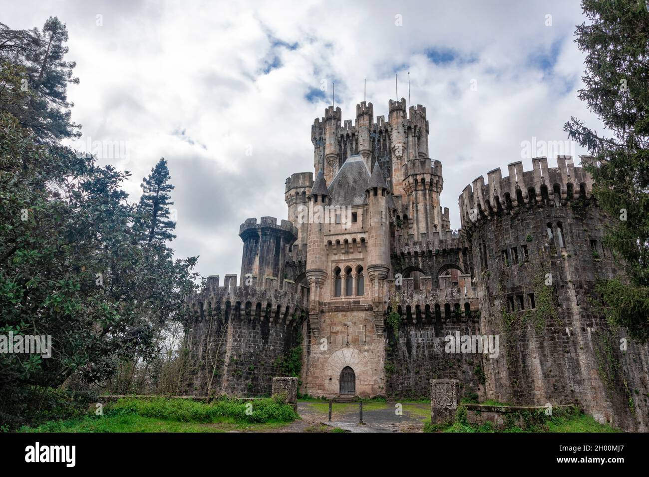 butron castle in the town of gatika in the province of vizcaya Stock ...