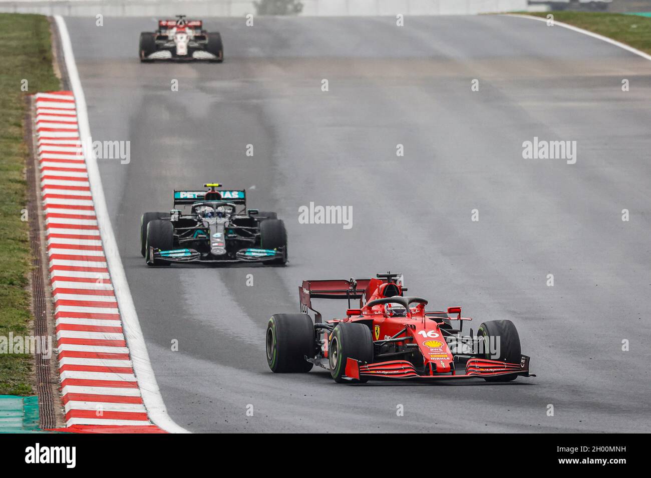 16 LECLERC Charles (mco), Scuderia Ferrari SF21, action during the Formula 1 Rolex Turkish Grand ...