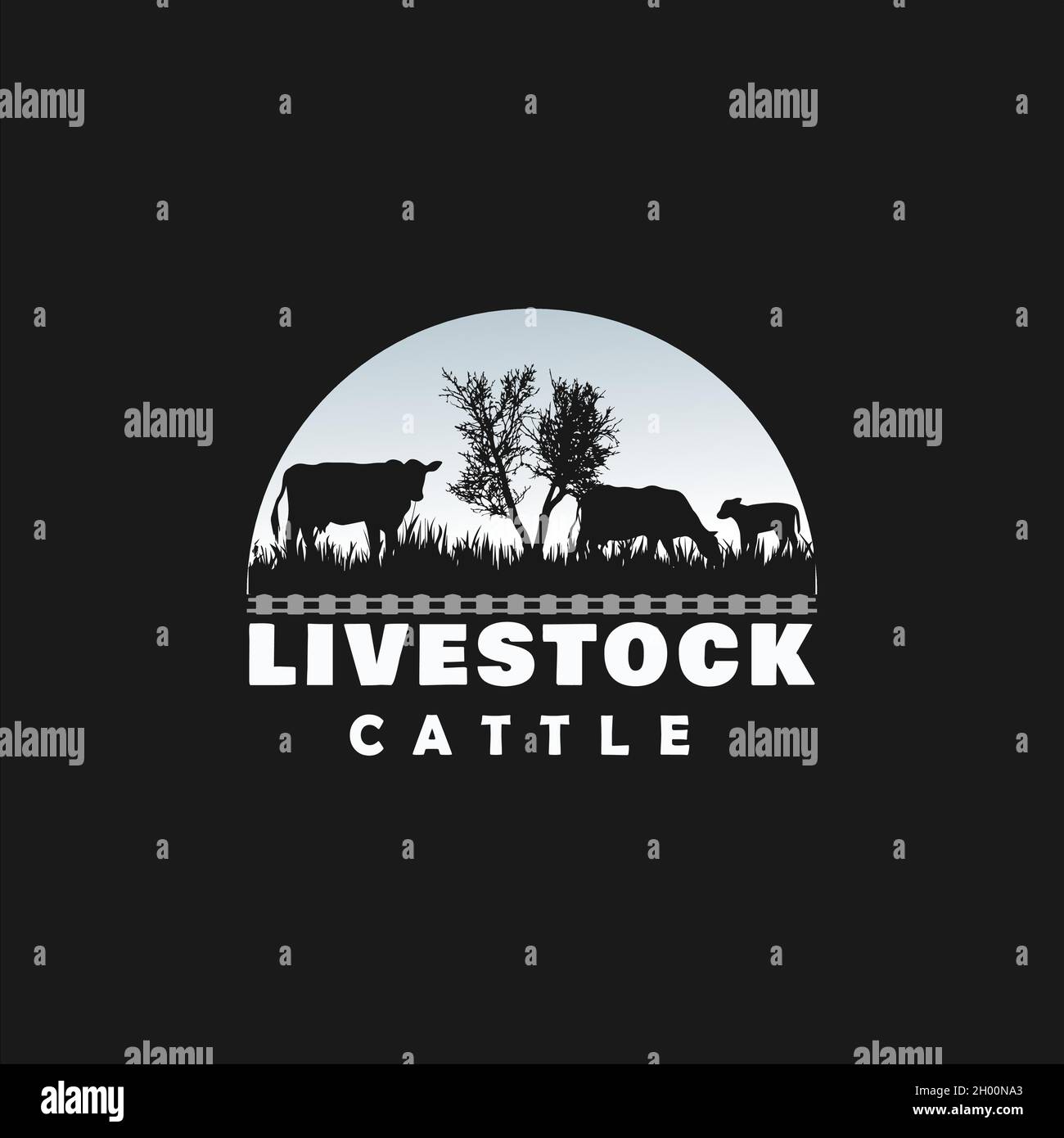Vector inspiration for Vintage Cow / Beef farm logo design. Creative ideas of animal farm logos ...