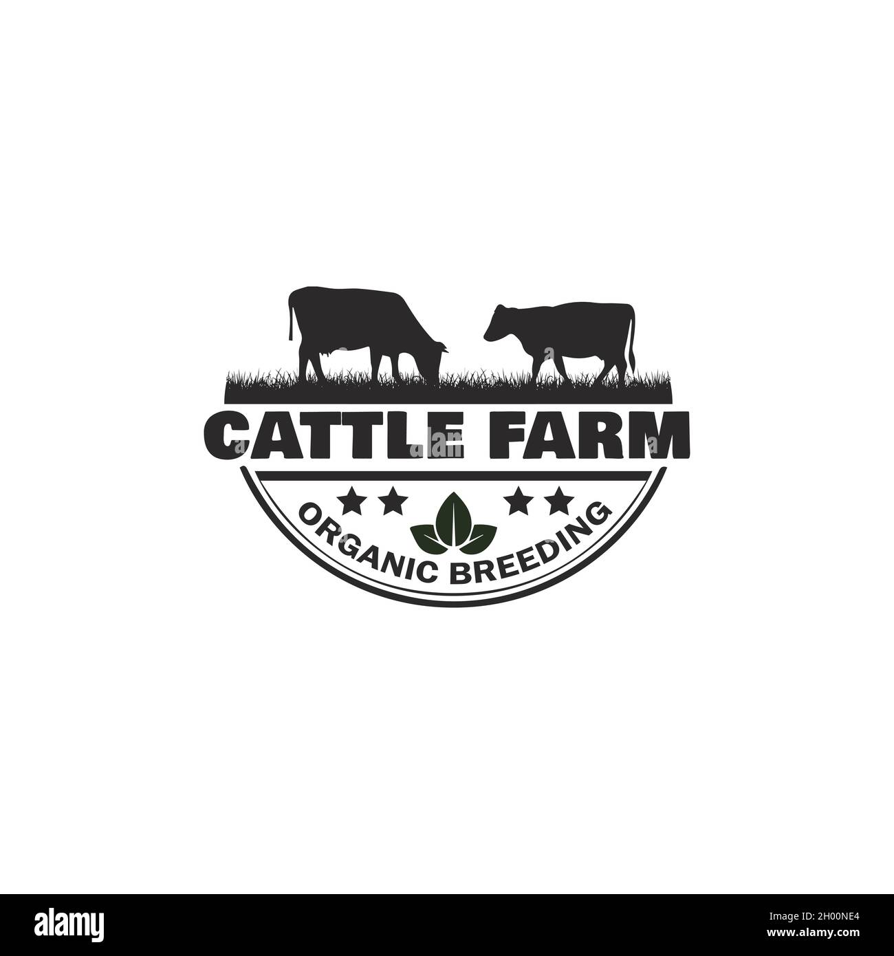 Vector inspiration for Vintage Cow / Beef farm logo design. Creative ideas of animal farm logos ...